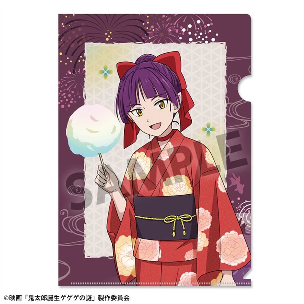 【映画「鬼太郎誕生 ゲゲゲの謎」】描き下ろしクリアファイル ねこ娘 お祭り ver. / vvstore