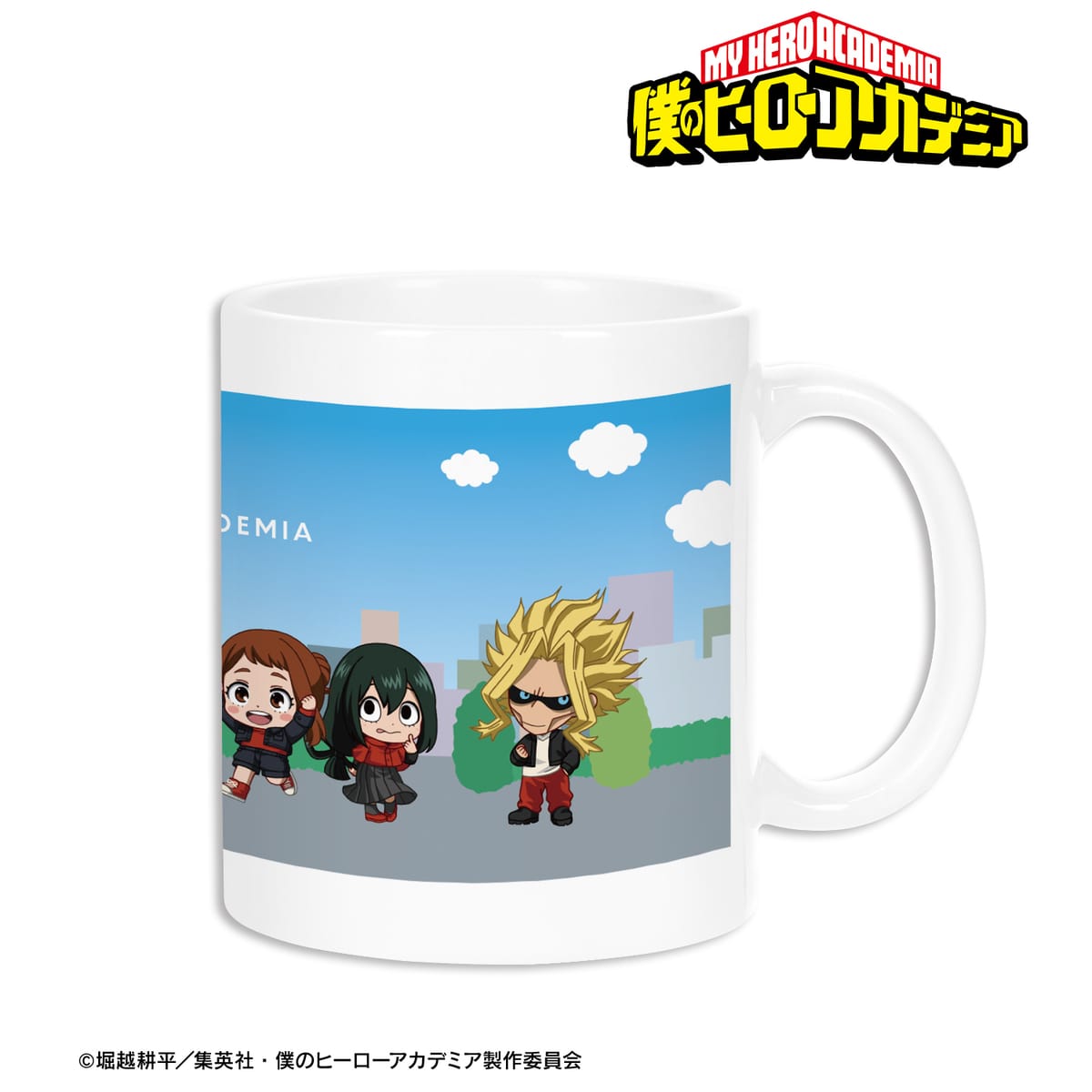 【僕のヒーローアカデミア】集合 ちびキャラ 赤い私服ver. マグカップ ver.A / vvstore