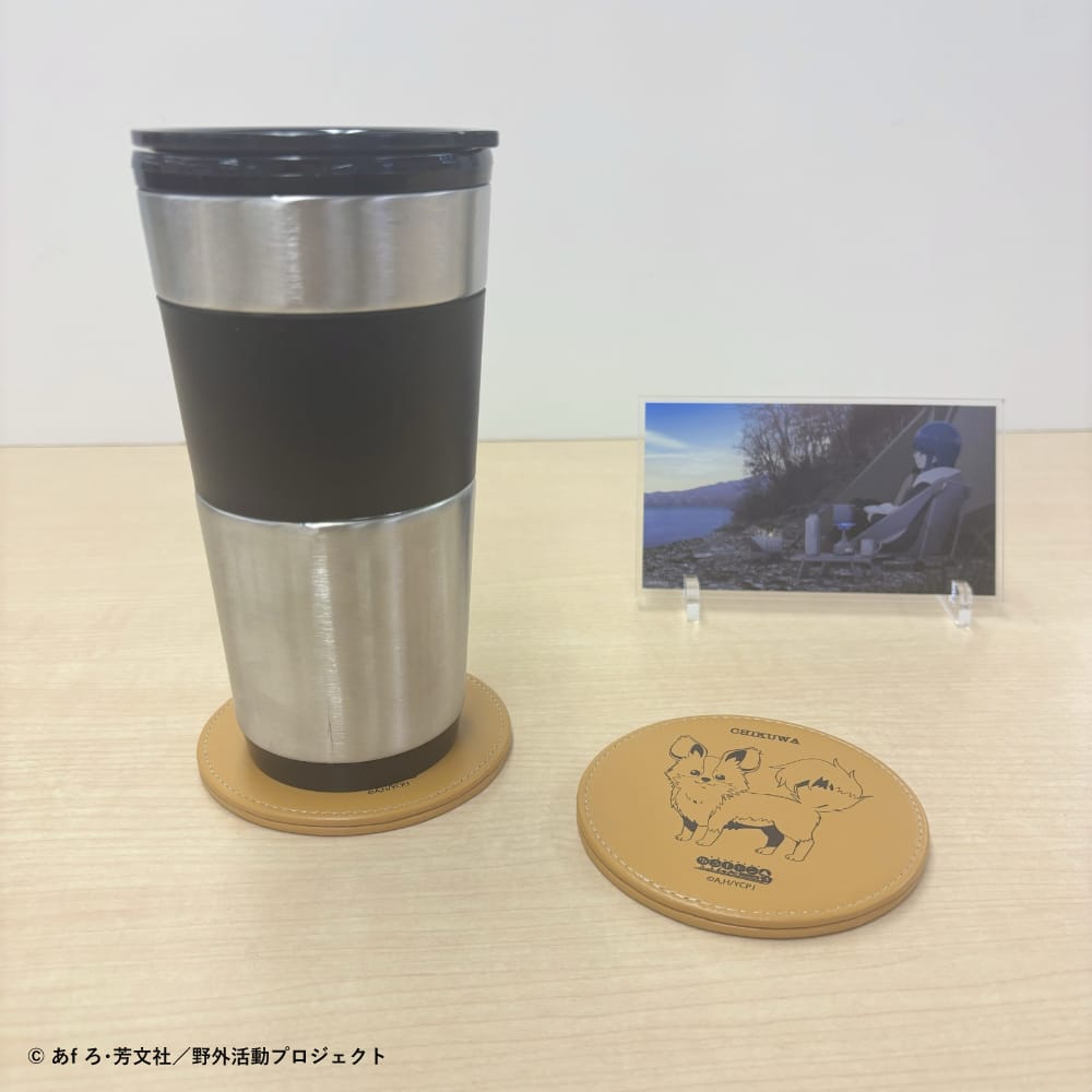 【ゆるキャン SEASON3】レザーコースター はんぺん / vvstore