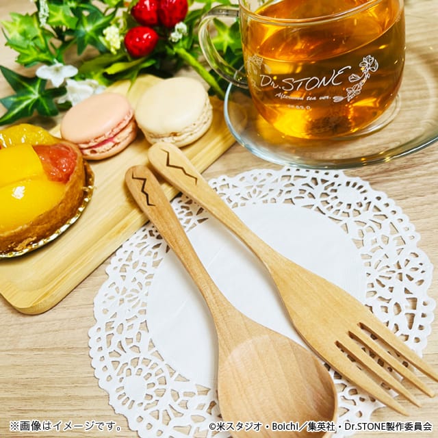【Dr.STONE】STONE WORLD 木製カトラリーセット アフタヌーンティーver. / vvstore
